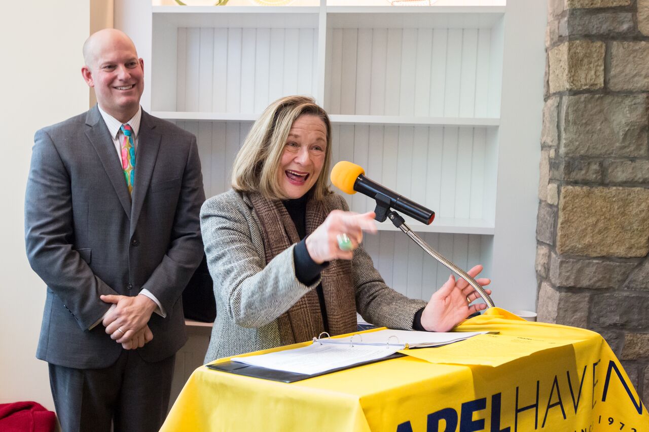 Welcome Center Ribbon Cutting draws standing room only! – Chapel Haven